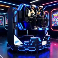 China High ROI Commercial 1080 Degree VR Roller Coaster Simulator 2 Seater Machine for Shopping Malls for sale