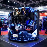 China Factory Direct Sale 1080 Degree VR Iron Warrior 2 Seater Roller Coaster Simulator Machine for sale