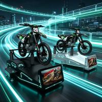 China Factory Direct Interactive VR Mountain Motor Simulator Game Machines For FEC Entertainment for sale