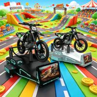 China Commercial 4kw Vr Mountain Off-road Motor Racing Simulator With Full Dynamic Motion Platform for sale
