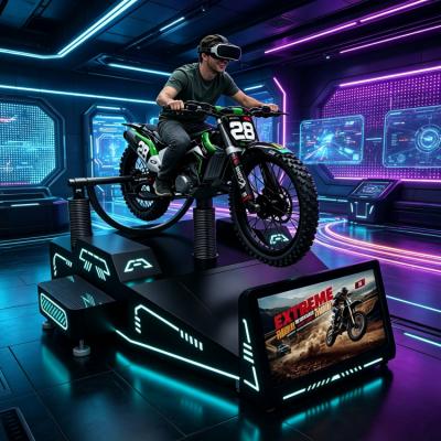 China High-ROI Commercial Vr Mountain Motor Track Racing Simulator 4dof Dynamic Motion Platform for sale