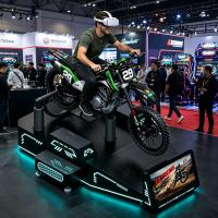 China Customizable Commercial VR Mountain Motor Racing Driving Arcade Game Machine for Amusement Parks for sale