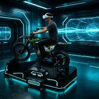China Commercial Single-Seater VR Mountain Motorcycle Simulator with Real-Time Motion Feedback for sale