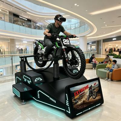 China Guangzhou Factory Commercial VR Mountain Motorcycle Simulator with Haptic Feedback System for sale