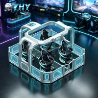 China Factory Direct Sale 4 Players 360 Degree Rotating VR Magic Ride Motion Simulator for sale