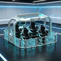 China 8K Ultra-HD 4 Players 360 Degree Rotating VR Flight & Coaster Simulator Platform for sale