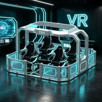 China High Profit 4 Seats 360 VR Magic Ride Simulator With Multi-Sensory Effects For Mobile Vr Business for sale