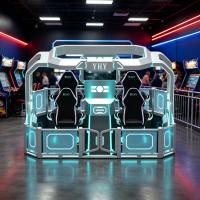 China 4-Player Multiplayer 360 Degree VR Motion Simulator Ride Platform for Game Centers and Scenic Spots for sale