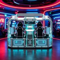 China Multi-Unit Sync 4 Players 360 Degree VR Motion Simulator for Commercial VR Parks for sale
