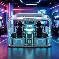 China Commercial Grade 4 Players 360 Degree Rotating VR Motion Cinema Ride Equipment for sale