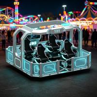 China High Profit 4 Seats 360 VR Magic Ride Simulator With Multi-Sensory Effects For Mobile Vr Business for sale