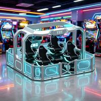 China 4-Player Multiplayer 360 Degree VR Motion Simulator Ride Platform for Game Centers and Scenic Spots for sale