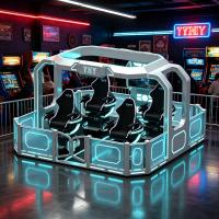 China Factory Direct Sale 4 Players 360 Degree Rotating VR Magic Ride Motion Simulator for sale