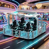 China Commercial Grade 4 Players 360 Degree Rotating VR Motion Cinema Ride Equipment for sale