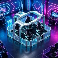 China Turnkey Commercial 4-Player 360 Degree VR Attraction Equipment for Amusement Parks for sale