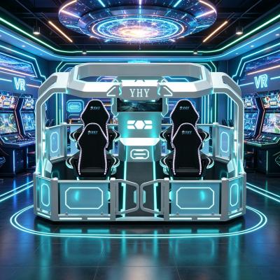 China YHY Patent Design 4 Seats 360 VR Roller Coaster Cinema Machine for Sale for sale