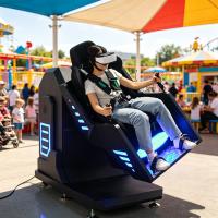 China Compact Size Commercial 360 Degree Rotating Simulation VR Motion Chair Simulator for Shopping Malls for sale