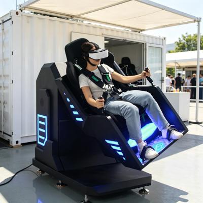 China Low Investment Single Seater 360 VR Roller Coaster Machine with Interactive Game Mobile Truck Business for sale