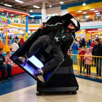China Low Investment Single Seater 360 VR Roller Coaster Machine with Interactive Game Mobile Truck Business for sale