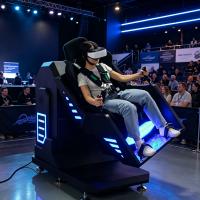 China High Profit Mini Size 360 Degree Rotation 9D VR Arcade Machine With 5-Point Safety Belt For Shopping Mall Family Entertainment Center for sale