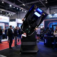 China High Profit Mini Size 360 Degree Rotation 9D VR Arcade Machine With 5-Point Safety Belt For Shopping Mall Family Entertainment Center for sale