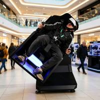 China High Profit Mini Size 360 Degree Rotation 9D VR Arcade Machine With 5-Point Safety Belt For Shopping Mall Family Entertainment Center for sale
