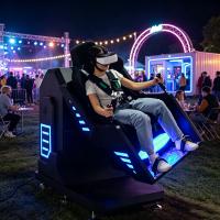China Interactive Single Player 360 VR Roller Coaster Simulator With 4k VR Glasses Vr Arcade Game Machine for sale