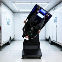 China Interactive Single Player 360 VR Roller Coaster Simulator With 4k VR Glasses Vr Arcade Game Machine for sale