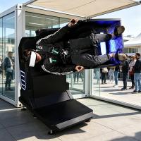 China Factory Direct Sale Mini 360 Degree Rotating Single Player VR Motion Simulator For Theme Park Entertainment Center for sale