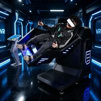 China Single-Seater 360 Degree Rotation VR Roller Coaster Machine with High Immersion Effects for sale