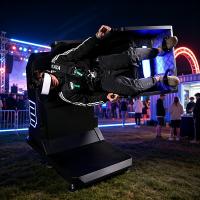 China Single-Seater 360 Degree Rotation VR Roller Coaster Machine with High Immersion Effects for sale