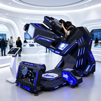 China 3-in-1 VR 360 Terminator Simulator Combining Roller Coaster Racing and Flight Motion for Shopping Malls for sale