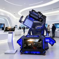 China Space-Saving 3-in-1 360 Degree Rotating VR Arcade Simulator with High ROI for sale