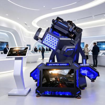 China Space-Saving 3-in-1 360 Degree Rotating VR Arcade Simulator with High ROI for sale
