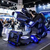 China Industrial-Grade 360 VR Terminator Simulator Machine For Amusement Parks And FECs Theme Park Mobile Truck Business for sale