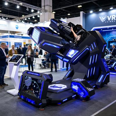 China Industrial-Grade 360 VR Terminator Simulator Machine For Amusement Parks And FECs Theme Park Mobile Truck Business for sale
