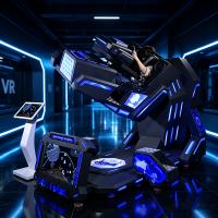 China High Traffic 360 VR Motion Arcade Equipment with 32 Inch External Live Display Screen for sale