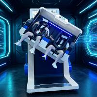 China Commercial Double Seats 360 Degree Rotating VR Motion Simulator Machine for Malls Gaming Zone for sale