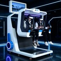 China Double Revenue 2 Players 360 Degree Rotation VR Roller Coaster Arcade Simulator for sale