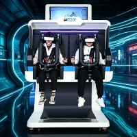 China Dynamic Double Seats 360 VR Motion Arcade Equipment with Dual Security Locks for sale