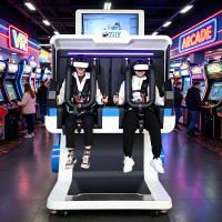 China Commercial 2 Players 360 Degree VR Motion Simulator with External Advertising Screen for sale