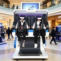 China High Traffic 2 Seats 360 Degree VR Arcade Machine with Live Video Screen for Ads for sale