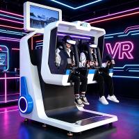 China High Traffic 2 Seats 360 Degree VR Arcade Machine with Live Video Screen for Ads for sale