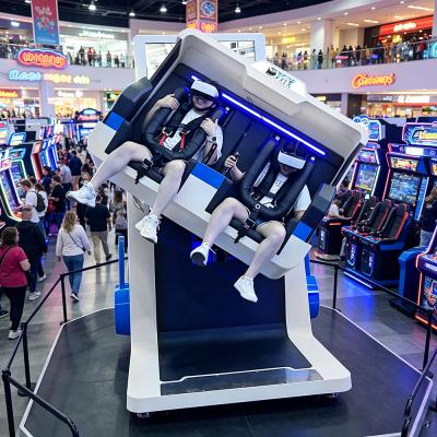 China Industrial Grade Steel Frame 2-Seater 360 VR Roller Coaster Simulator Manufacturer for sale