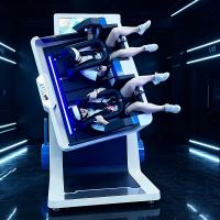 China YHY Factory 2 Seats 360 Degree Roller Rotating VR Flight and Shoot Game Simulator for Export for sale