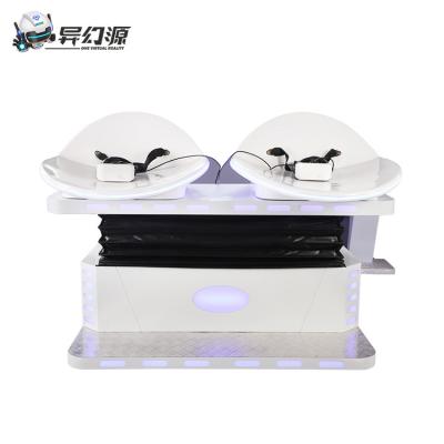 China Motion VR Egg Chair Roller Coaster 1.5KW For Double Players for sale
