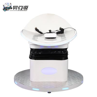 China White VR Seat Virtual Reality Chair Simulator 220V FRP Shape for sale