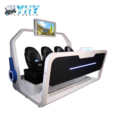 China 42 Inch Screen Live 9d VR Cinema Simulator 4 Players Over 220 Games for sale