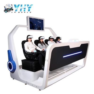 China Factory Patent Ultimate Four Seats 9d VR Cinema Simulator With Big Size Chairs for sale