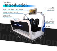 China Family Theater 9D VR Simulator Cinema For 4 Players 200 Games for sale